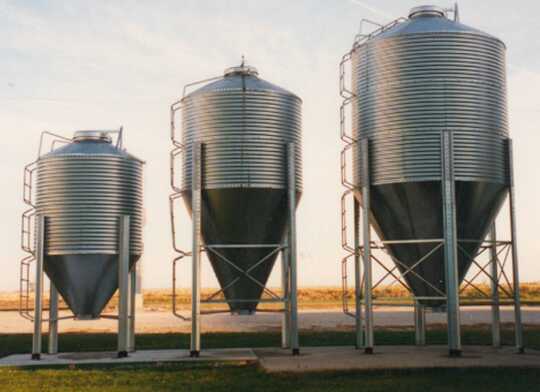 Grain Bins for Sale | Large & Small Hopper Bulk Feed Bins